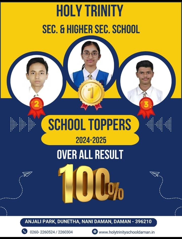 Toppers – Holy Trinity Sec and Higher Sec School